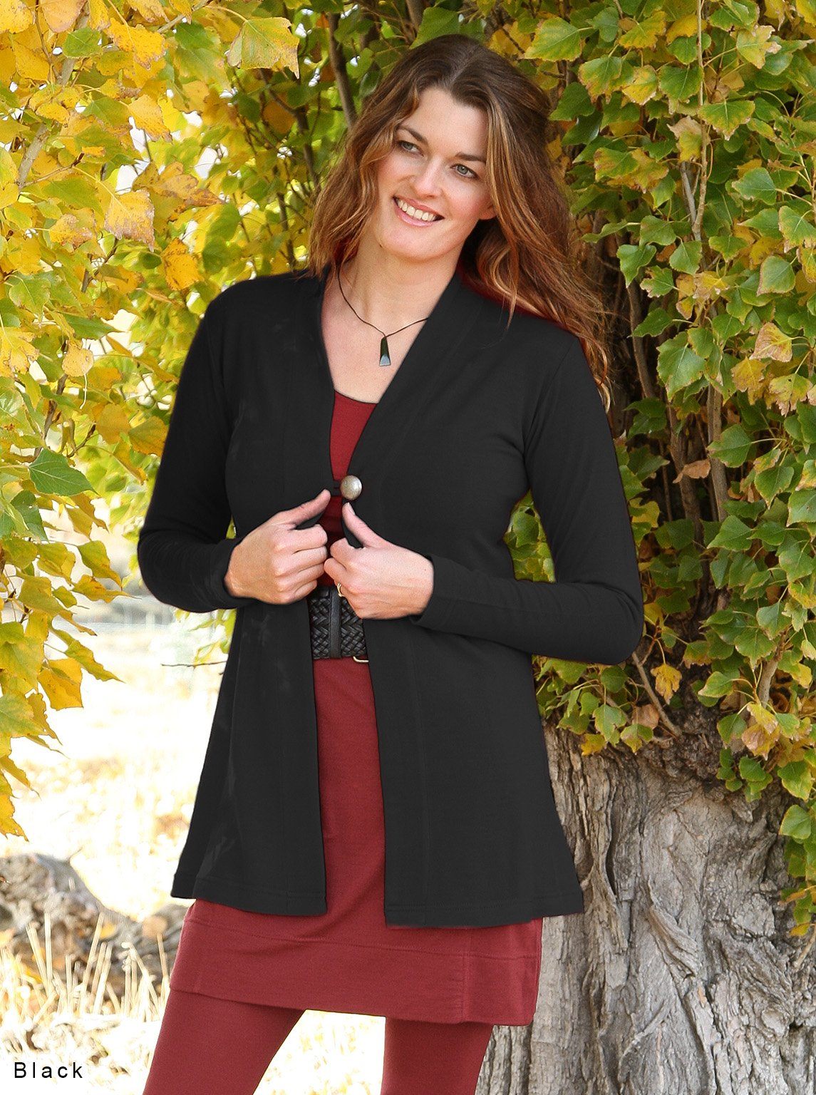Women's Merino 1 Button Cardigan