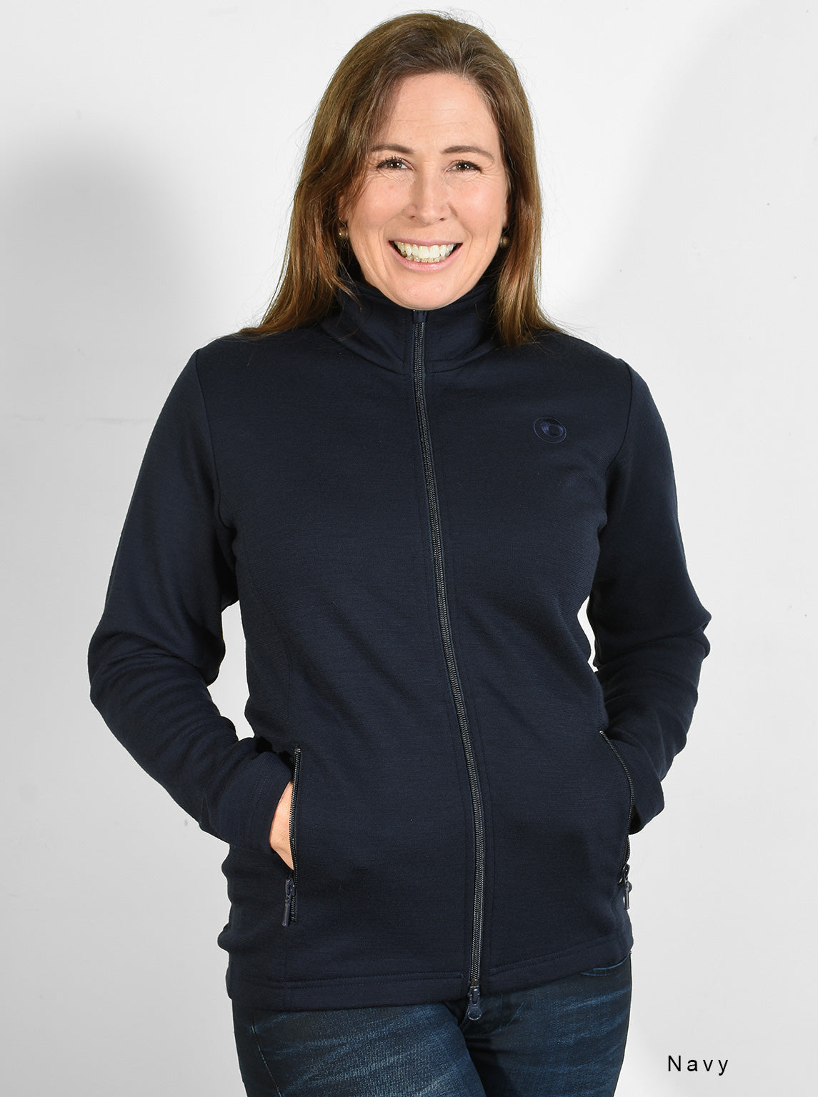 Merino Zip Outermost Jacket with Zip Pockets